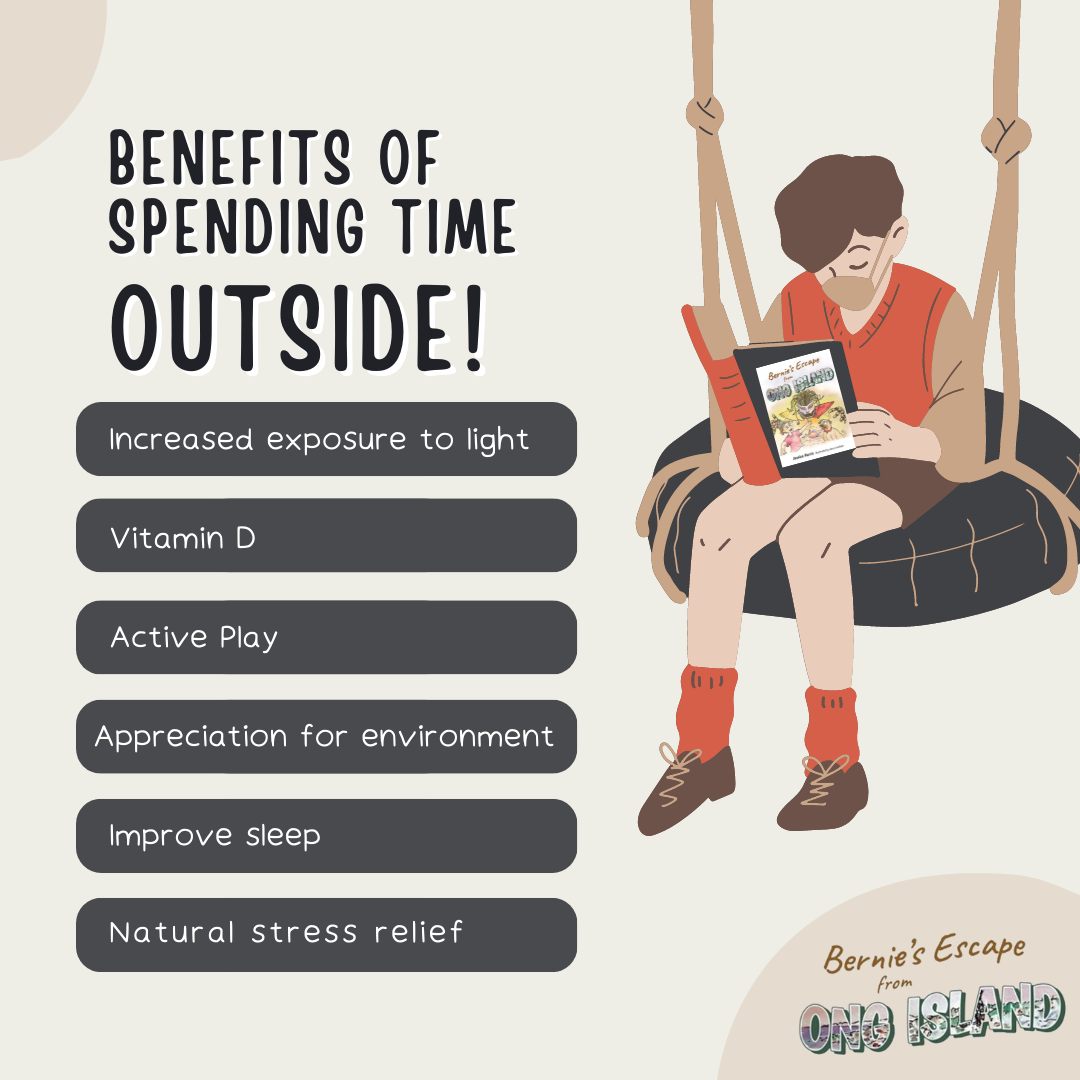 Benefits of Spending Time OUTSIDE! - Jess Harris Books