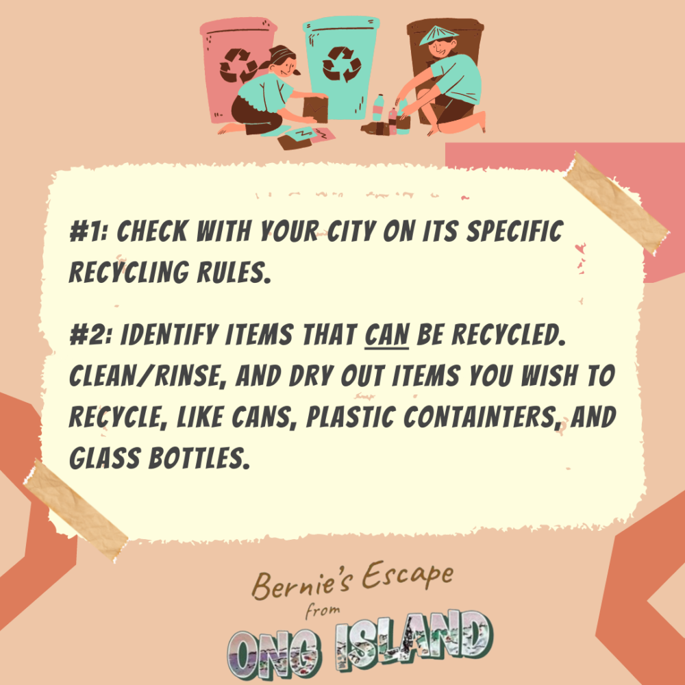 Recycle Correctly in 4 Easy Steps - Jess Harris Books
