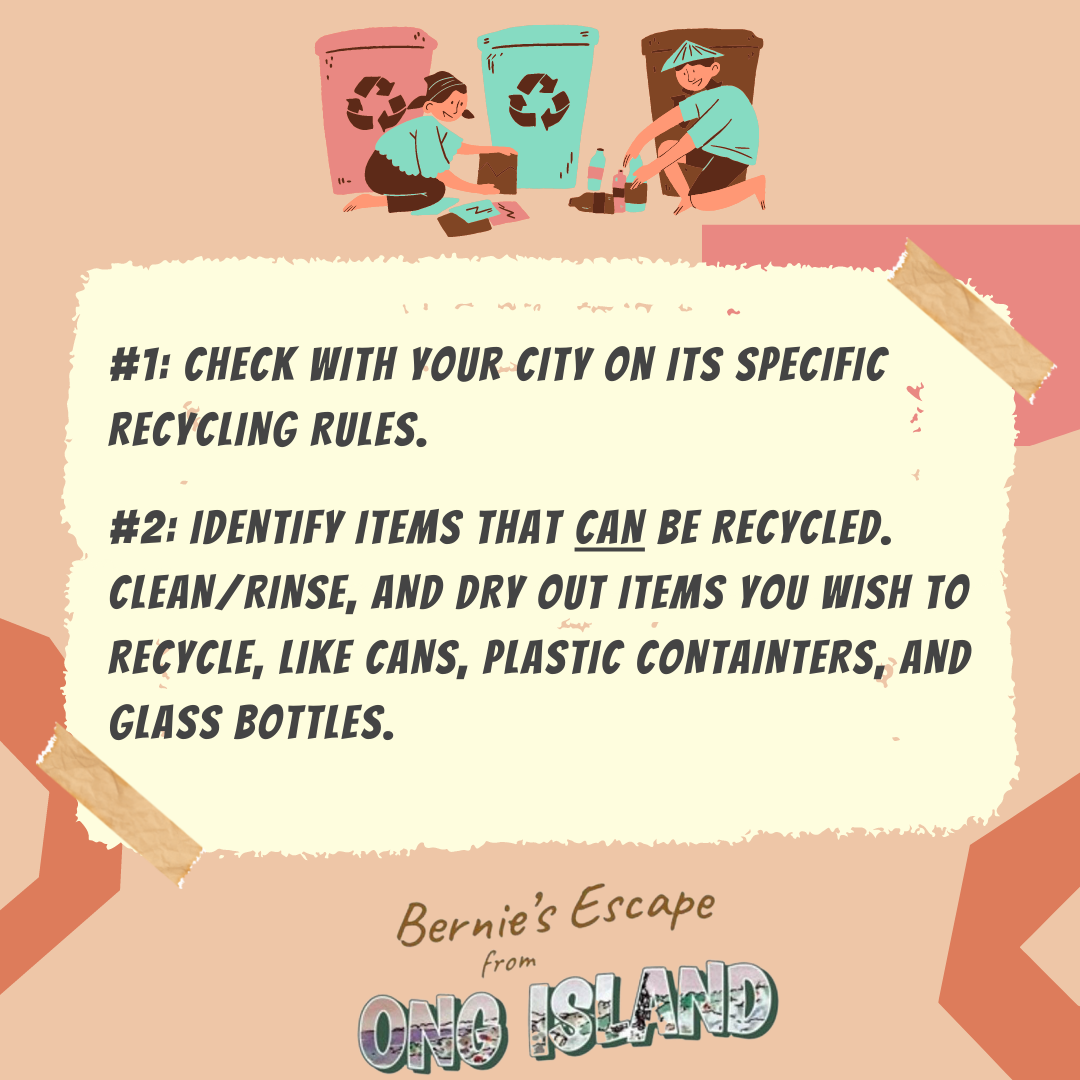 Recycle Correctly in 4 Easy Steps - Jess Harris Books